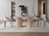 Table à manger ovale marbre beige 180cm | DécoInParis