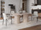 Table à manger ovale marbre beige 180cm | DécoInParis